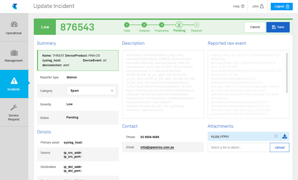 Telstra Security Portal - NOW Digital Agency