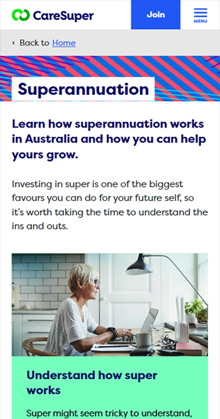 CareSuper - NOW Digital Agency